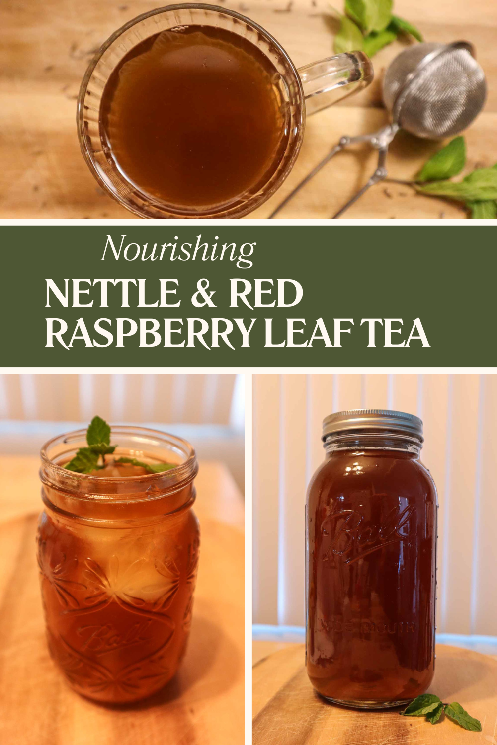 Nettle and Red Raspberry Loose Leaf Herbal Tea
